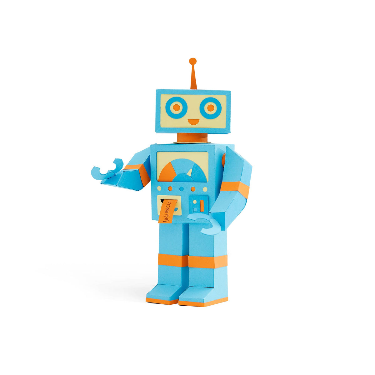 Robot Paper-craft Kit with Reflection: Theme: Uniquely Wired – dmcreative