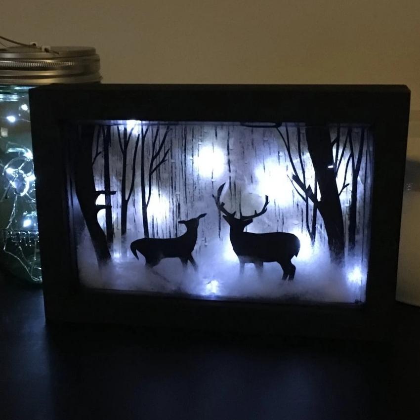 DIY Winter Shadow Box Kit – dmcreative